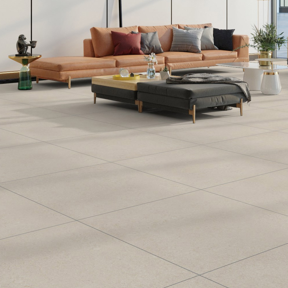 Klinker Homestone Beige Mat 100x100 cm | Hill Ceramic®