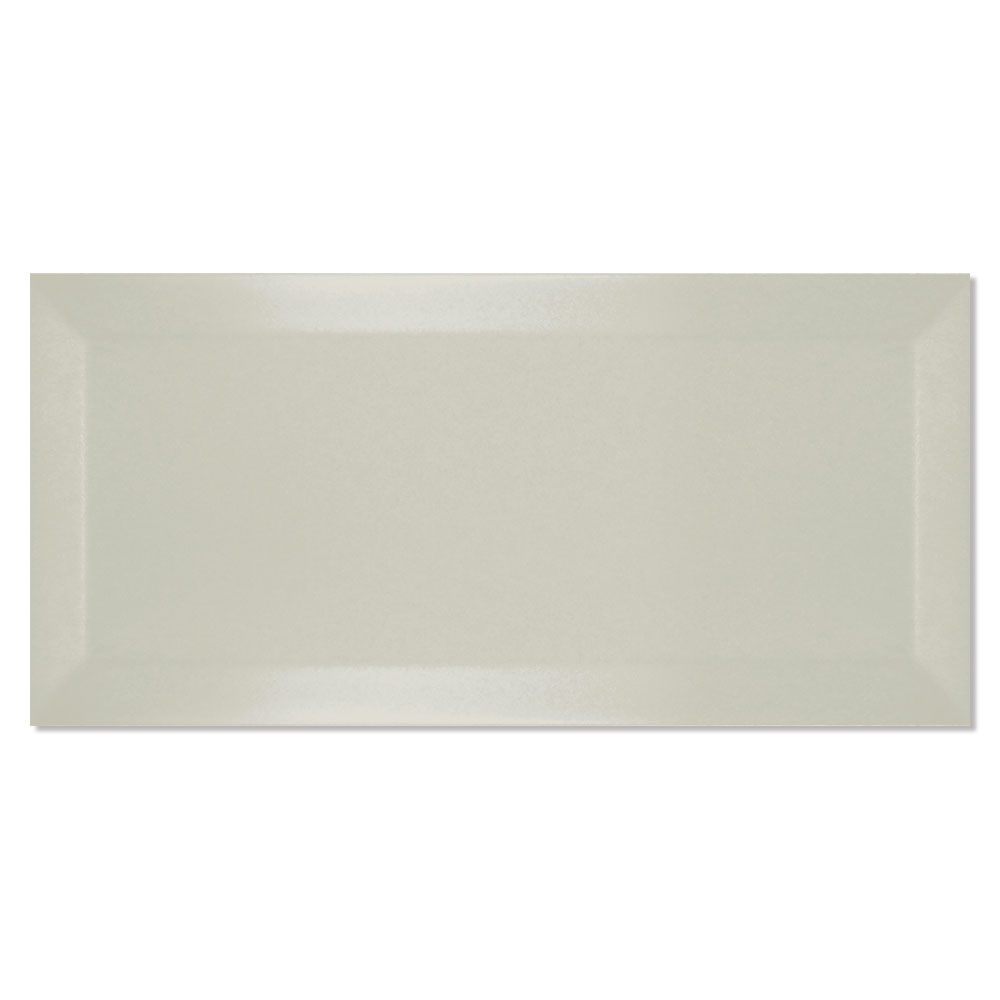 Vægflise Metro Fasat Elfenben Blank 10x20 cm | Hill Ceramic®