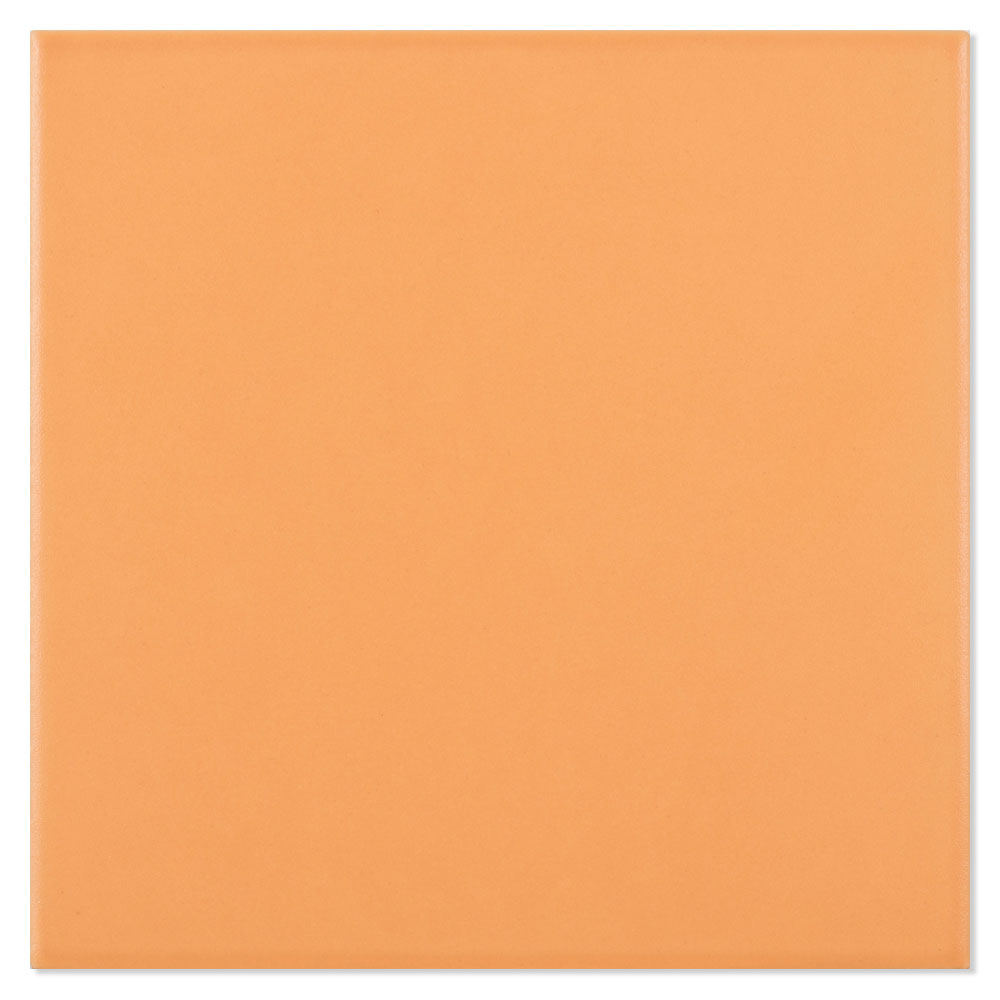 Klinker Rainbow Orange Mat 15x15 cm | Hill Ceramic®