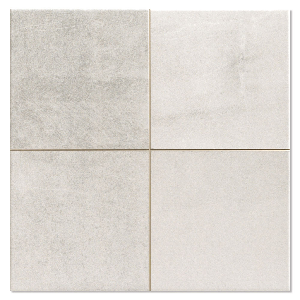 Klinker Bali Hvid Mat 33x33 cm | Hill Ceramic®