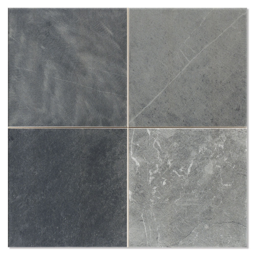 Klinker Bali Mørkegrå Mat 33x33 cm | Hill Ceramic®