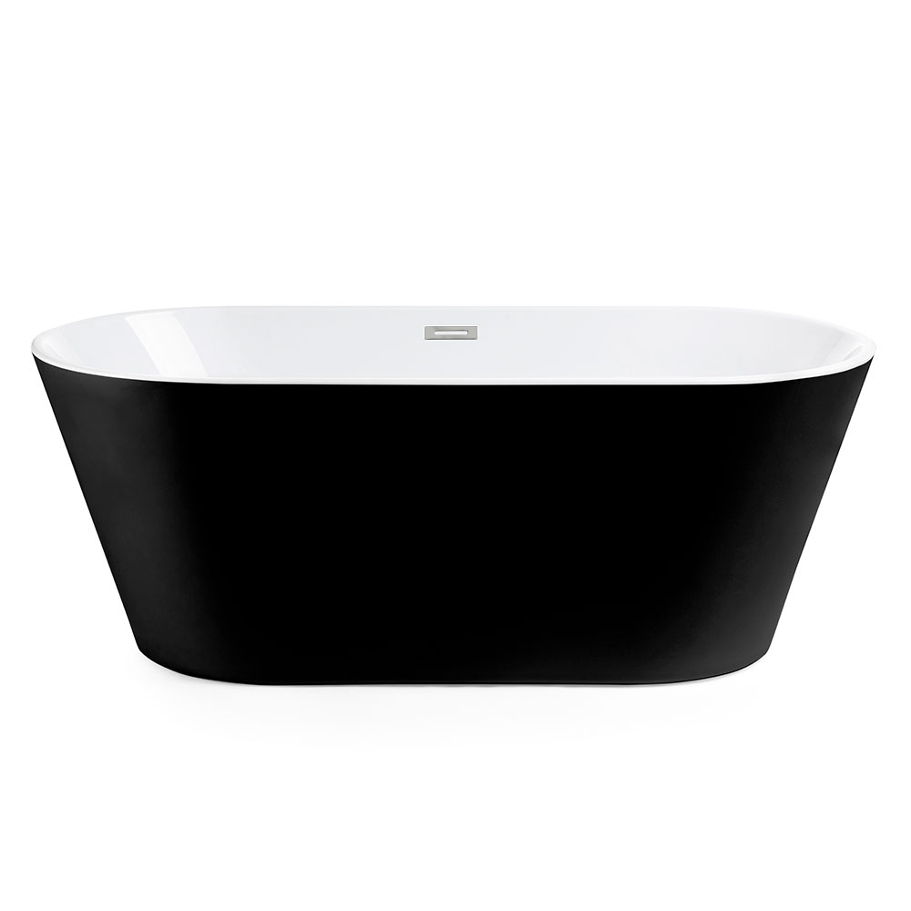 Badekar Luna Sort Matt 150x70 cm | Hill Ceramic®