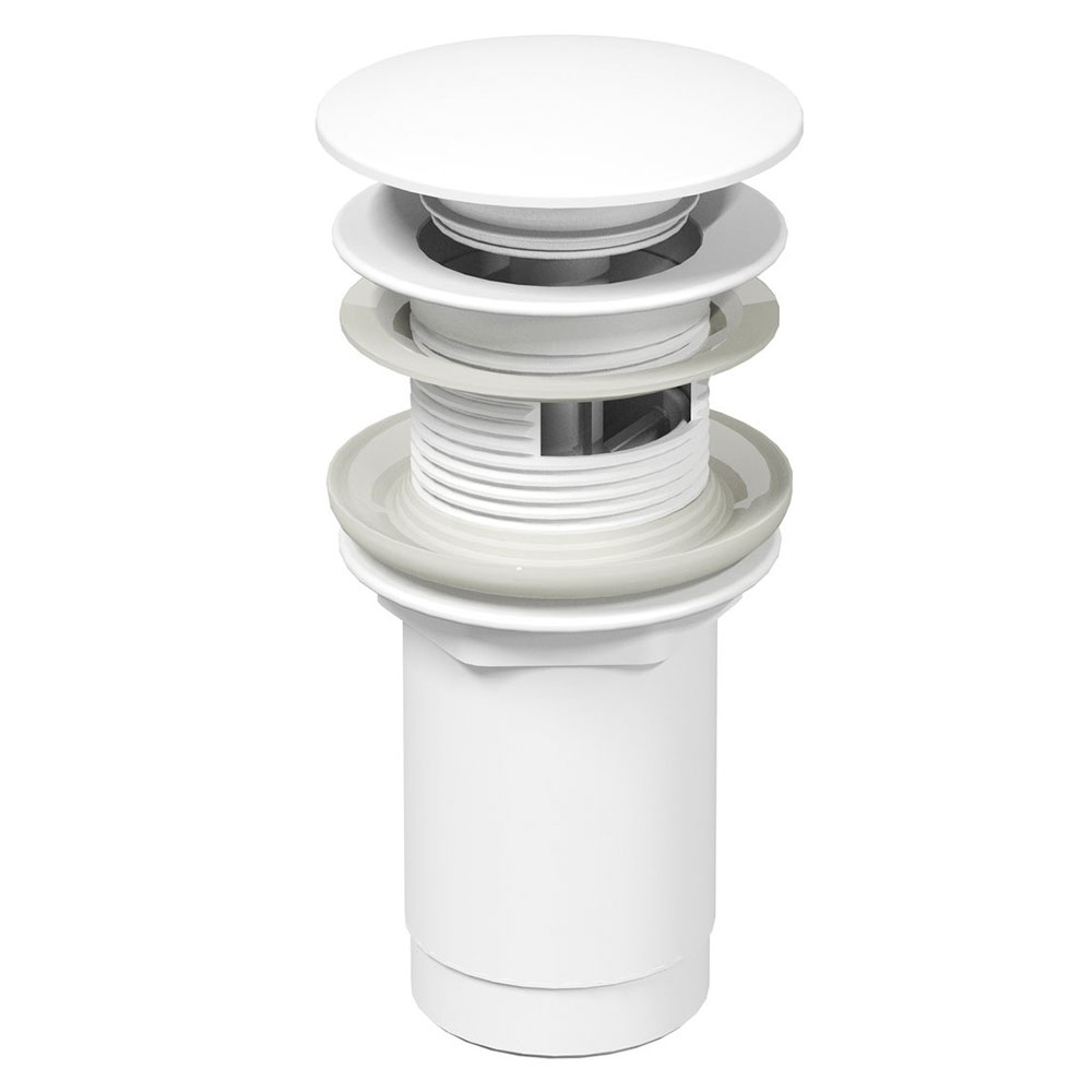 Ravak Nederste Ventil Tillbehör Håndvask Vit Mat | Hill Ceramic®