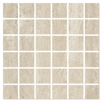 Unicomstarker Mosaik Klinker Tibur Stone Avena Mat 30x30 (5x5) cm
