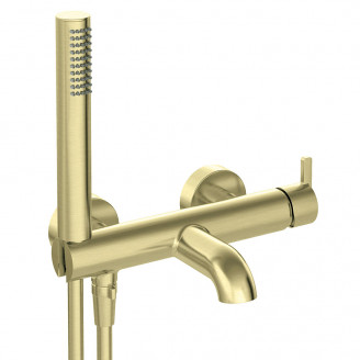 Armatur til Badekar med Brusesæt Silia Guld Mat | Hill Ceramic®