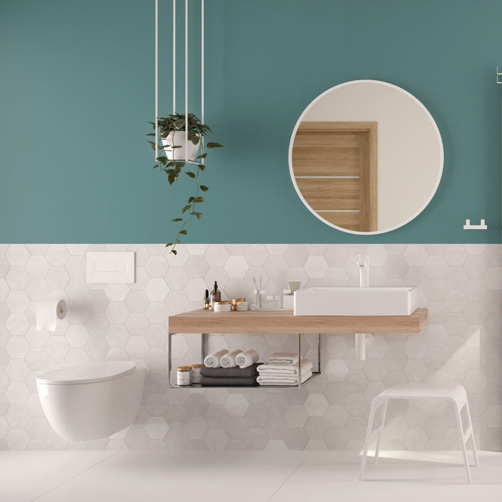 Vandlås Vit Mat | Hill Ceramic®