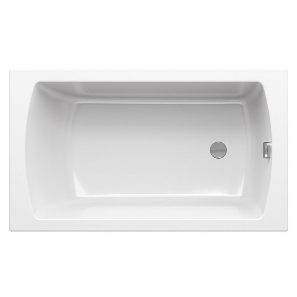 Ravak Badekar Classic II Hvid 120x70 cm med Badekarben og Badevandløb ...
