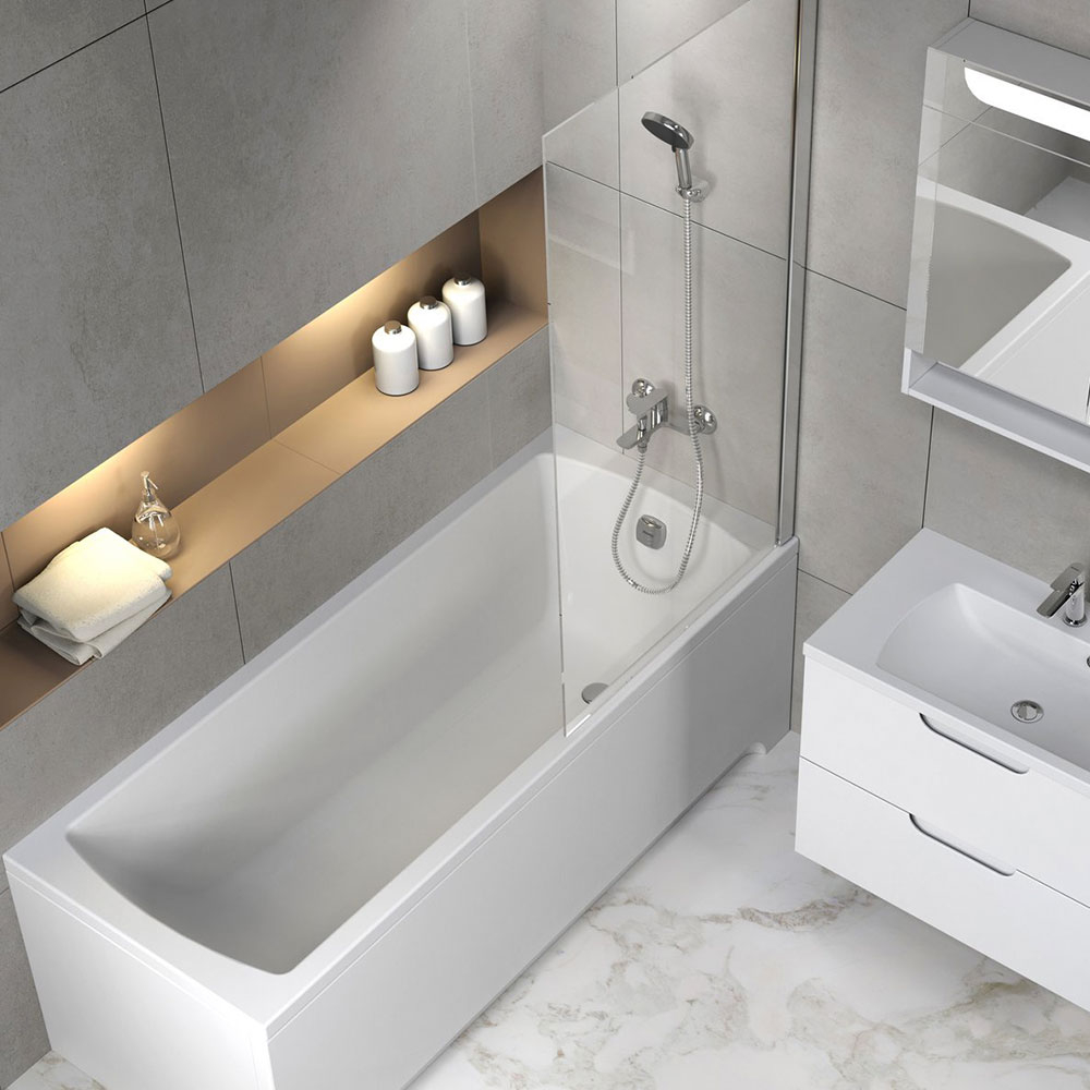 Ravak Badekar Classic II Hvid 160x70 cm med Badekarben og Badevandløb ...