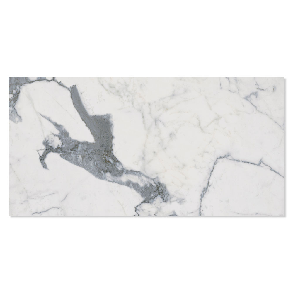 Marmor Klinker Paradigm Hvid Halvpoleret 60x120 cm | Hill Ceramic®