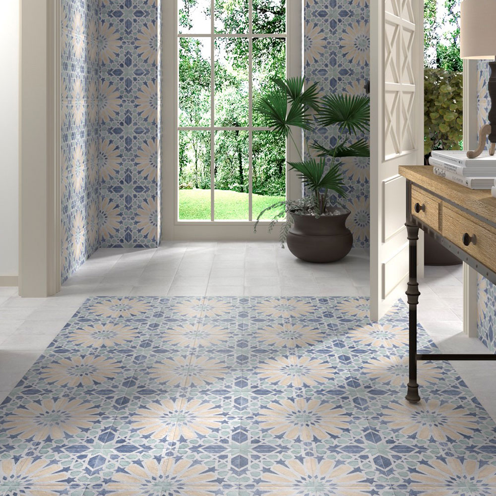 Mainzu Klinker Carino Deco Marla Mat 20x20 cm | Hill Ceramic®