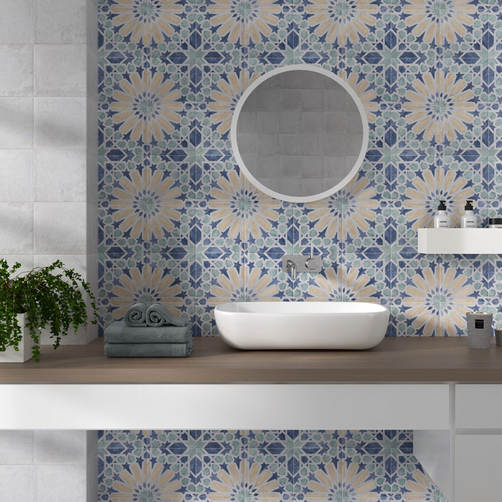 Mainzu Klinker Carino Deco Marla Mat 20x20 cm | Hill Ceramic®
