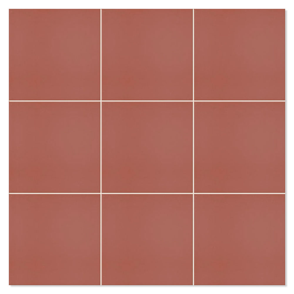 Mainzu Klinker Victorian Rojo Mat 20x20 cm | Hill Ceramic®