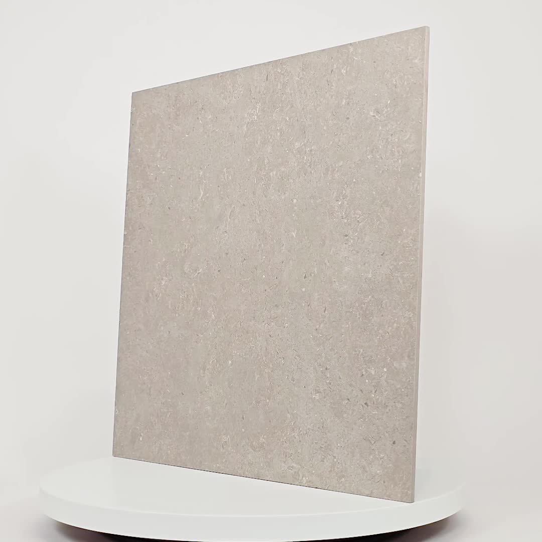 Klinker Kalksten Nord Mørk Beige Mat 60x60 cm | Hill Ceramic®