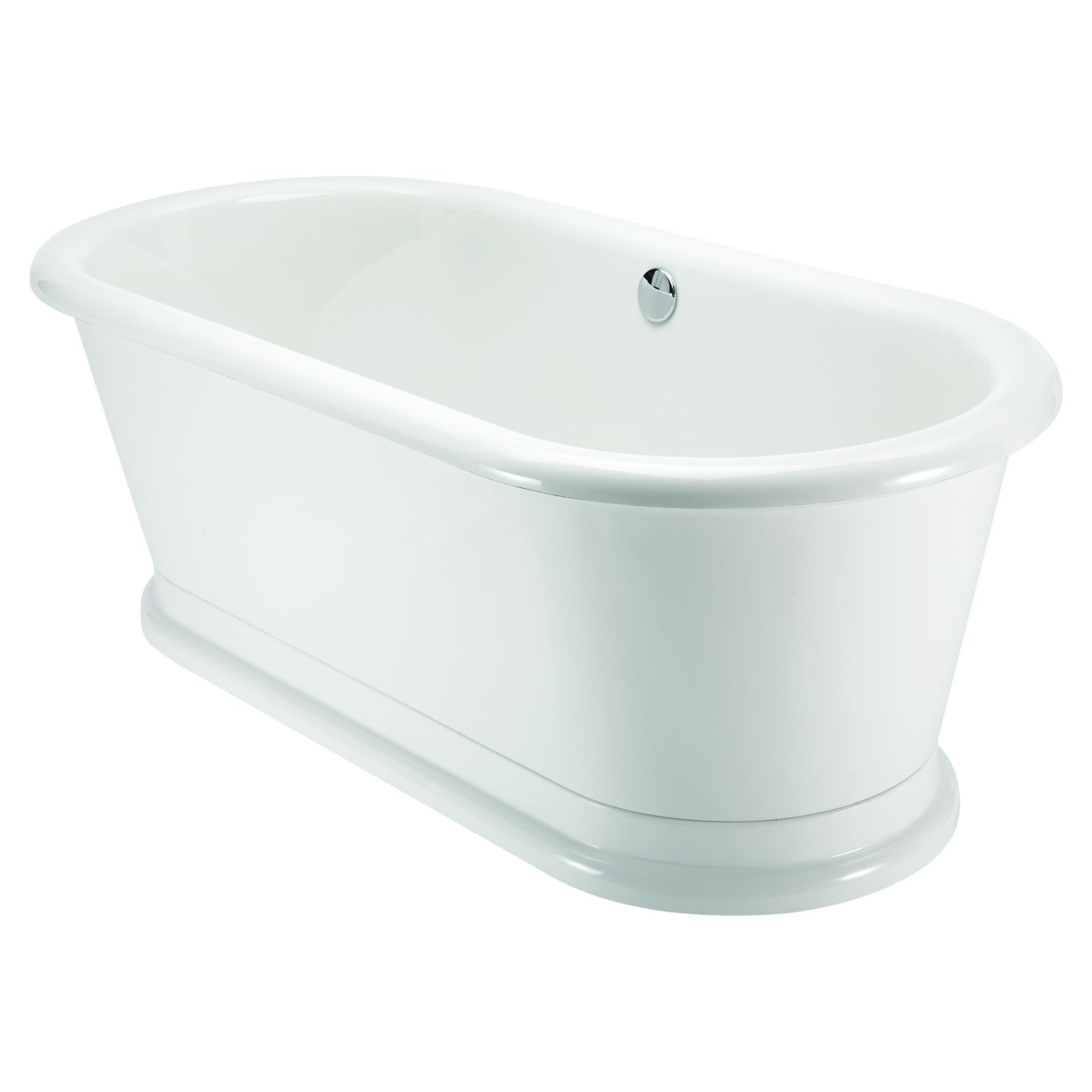 Burlington London Badekar Rund Hvid | Hill Ceramic®