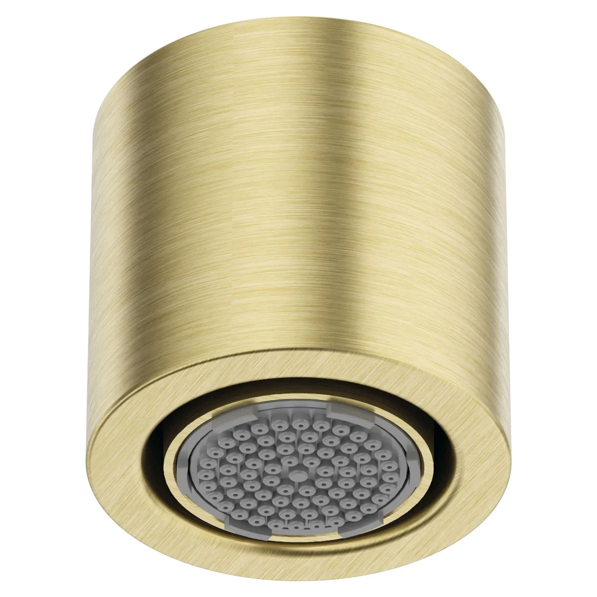 Brusehoved Silia 42 mm Rund Guld | Hill Ceramic®