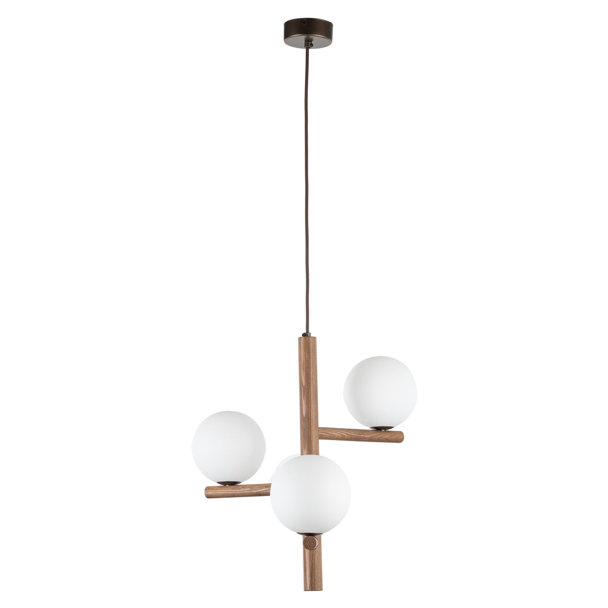 Hængende Lampe Goya Valnød Mat 33 cm | Hill Ceramic®
