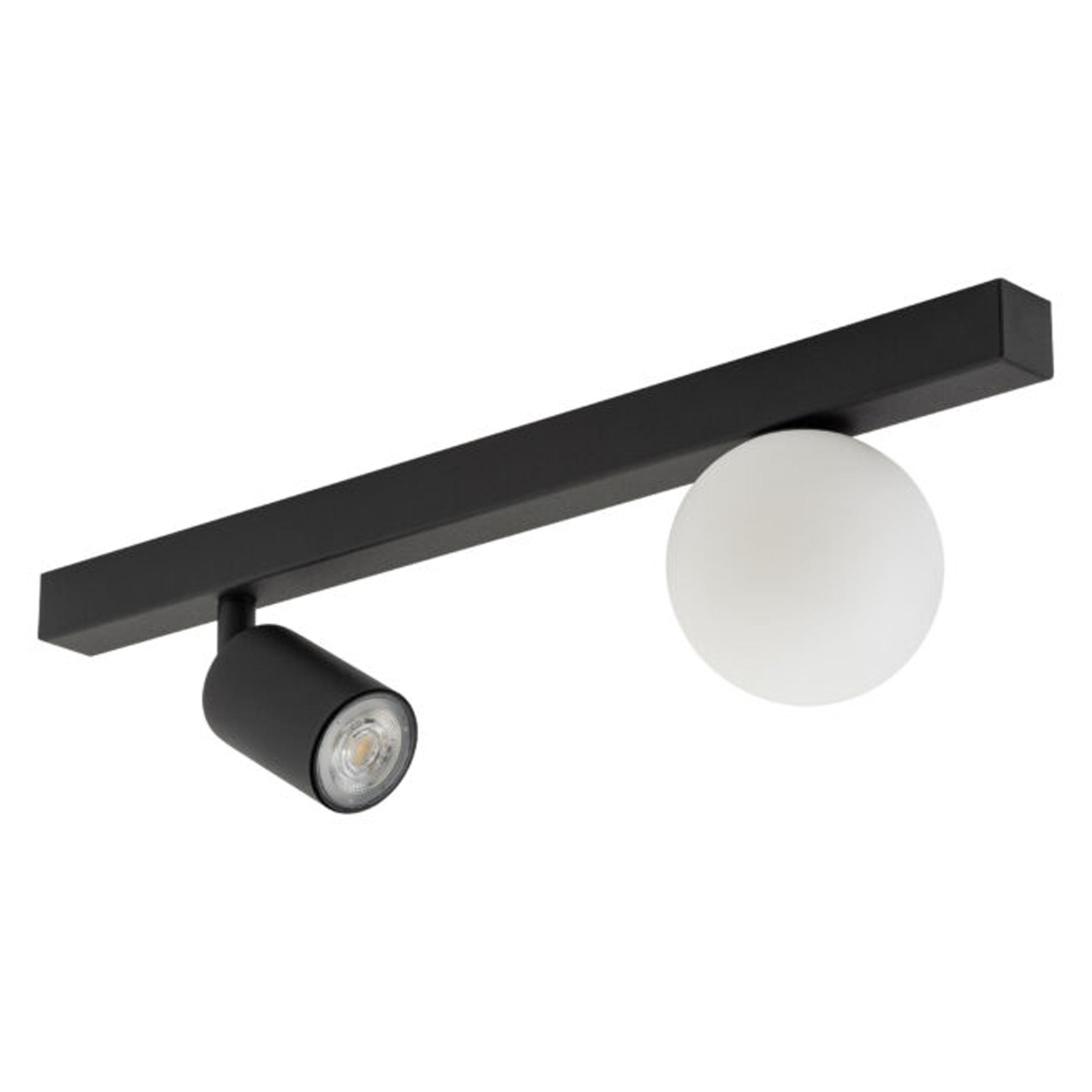 Væglampe-/Loftlampe Rymd Sort Mat 49 cm | Hill Ceramic®