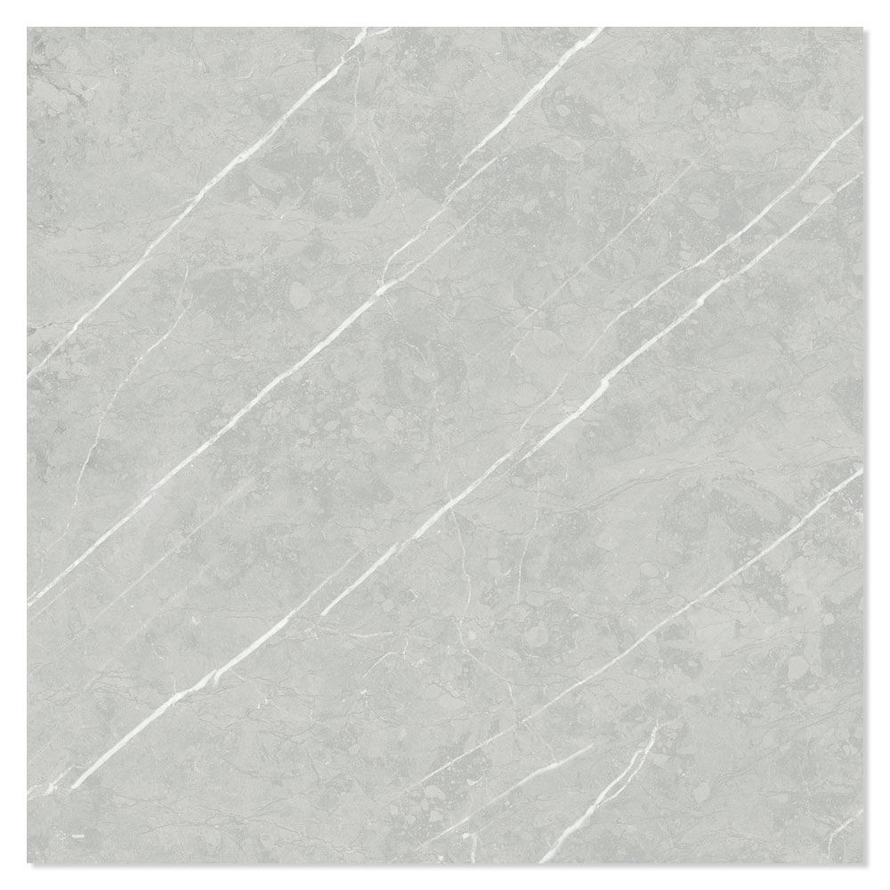 Marmor Klinker Bråvik Marmor Grå Poleret 60x60 cm | Hill Ceramic®