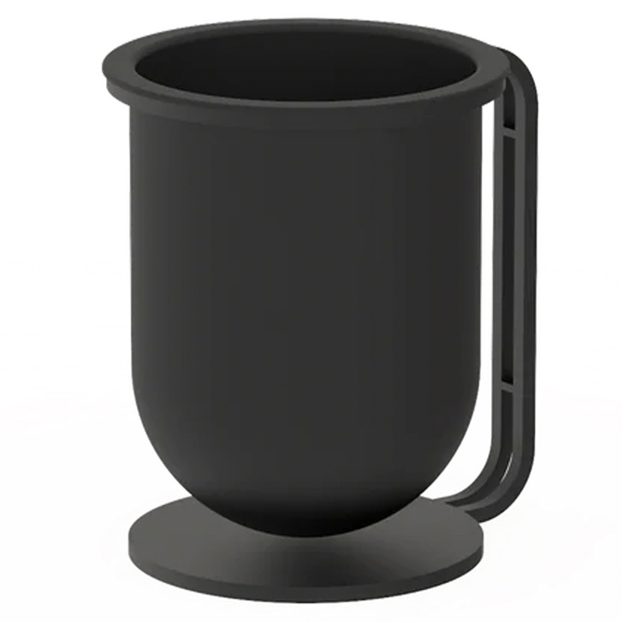 Badeværelses kopholder Rimini Sort | Hill Ceramic®