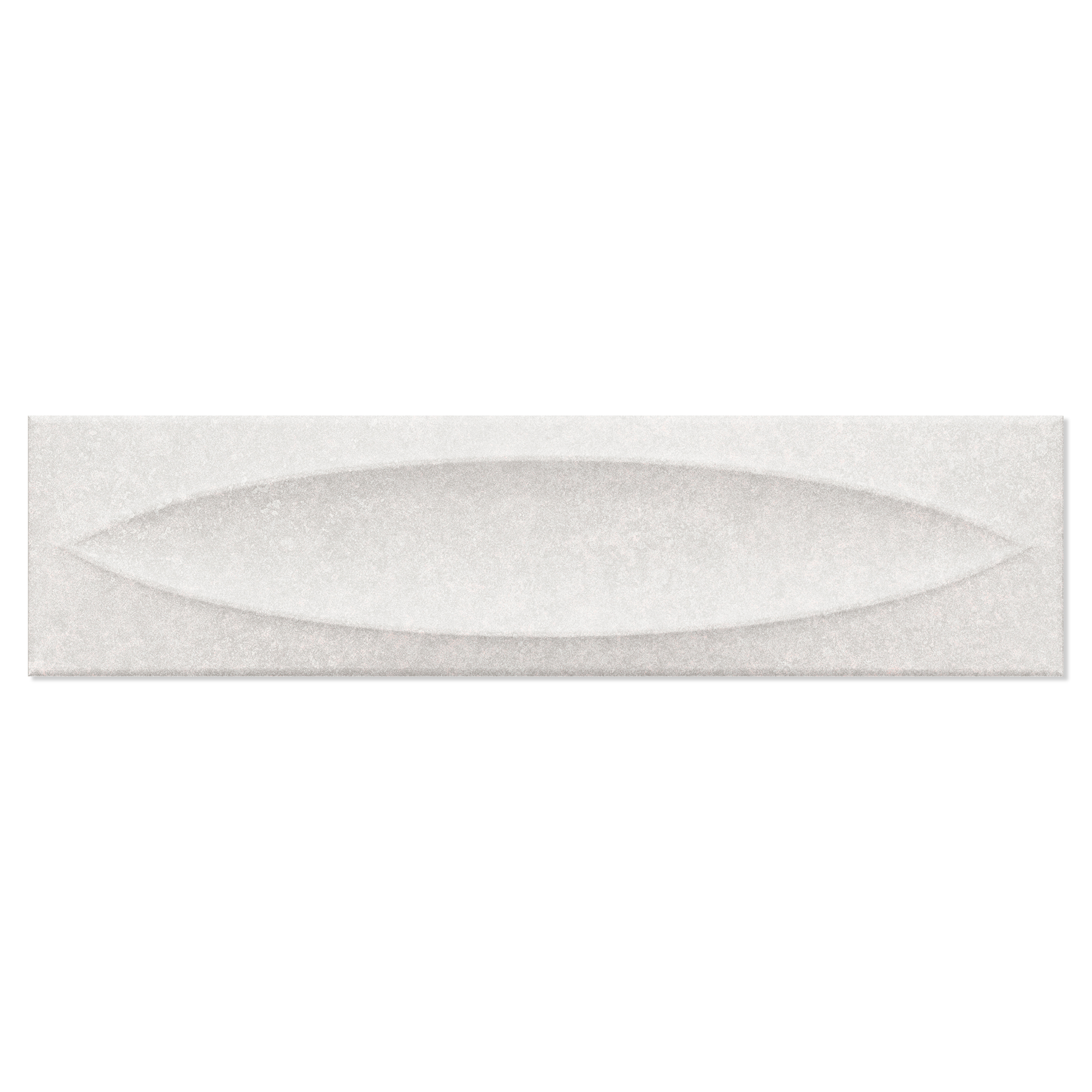 Vægflise Gaze Hvid Blank-Relief 8x30 cm | Hill Ceramic®
