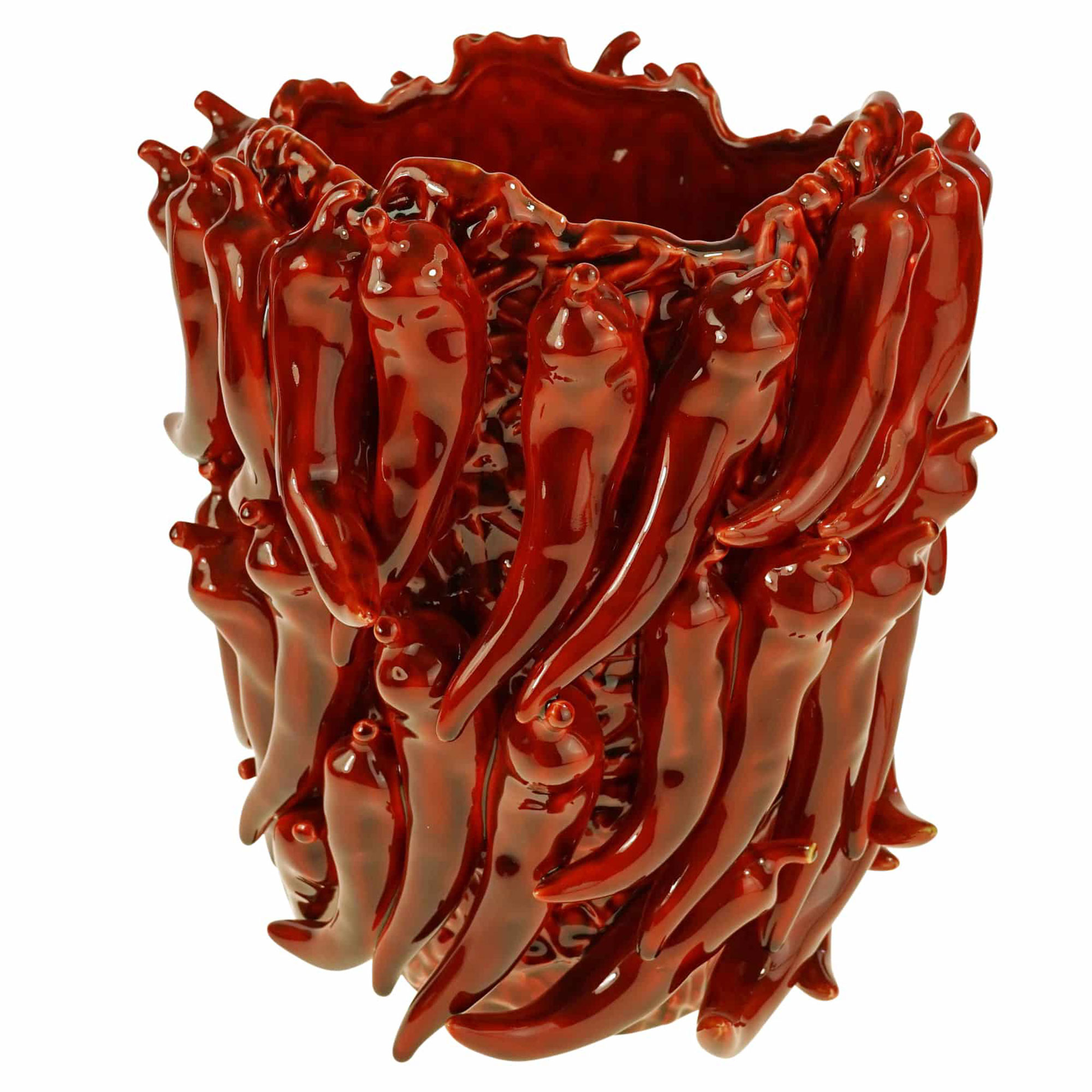 Werner Voss Vase M Chili Rød Blank | Hill Ceramic®