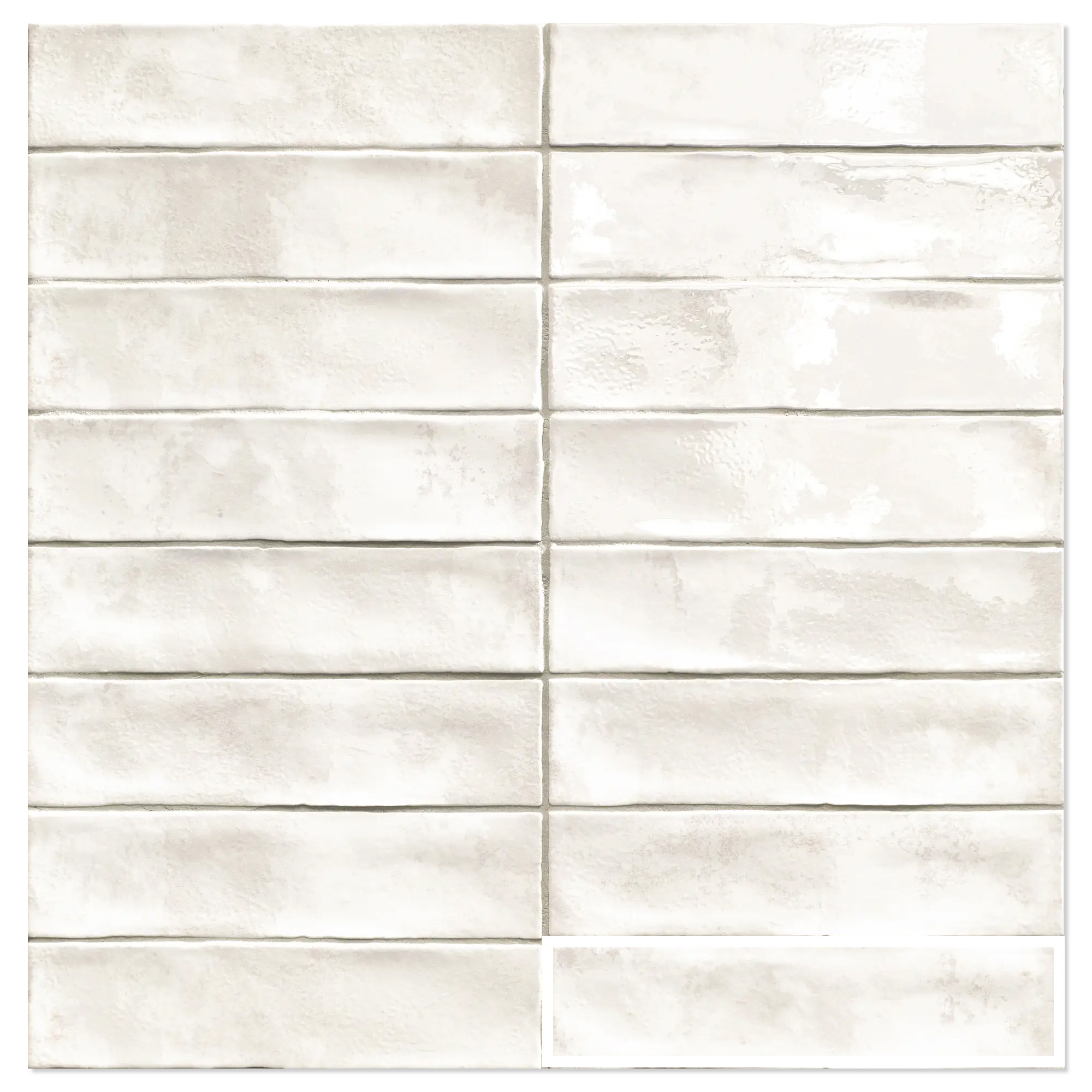 Mainzu Vægflise Bayonne Vit Mat-Blank 8x30 cm | Hill Ceramic®