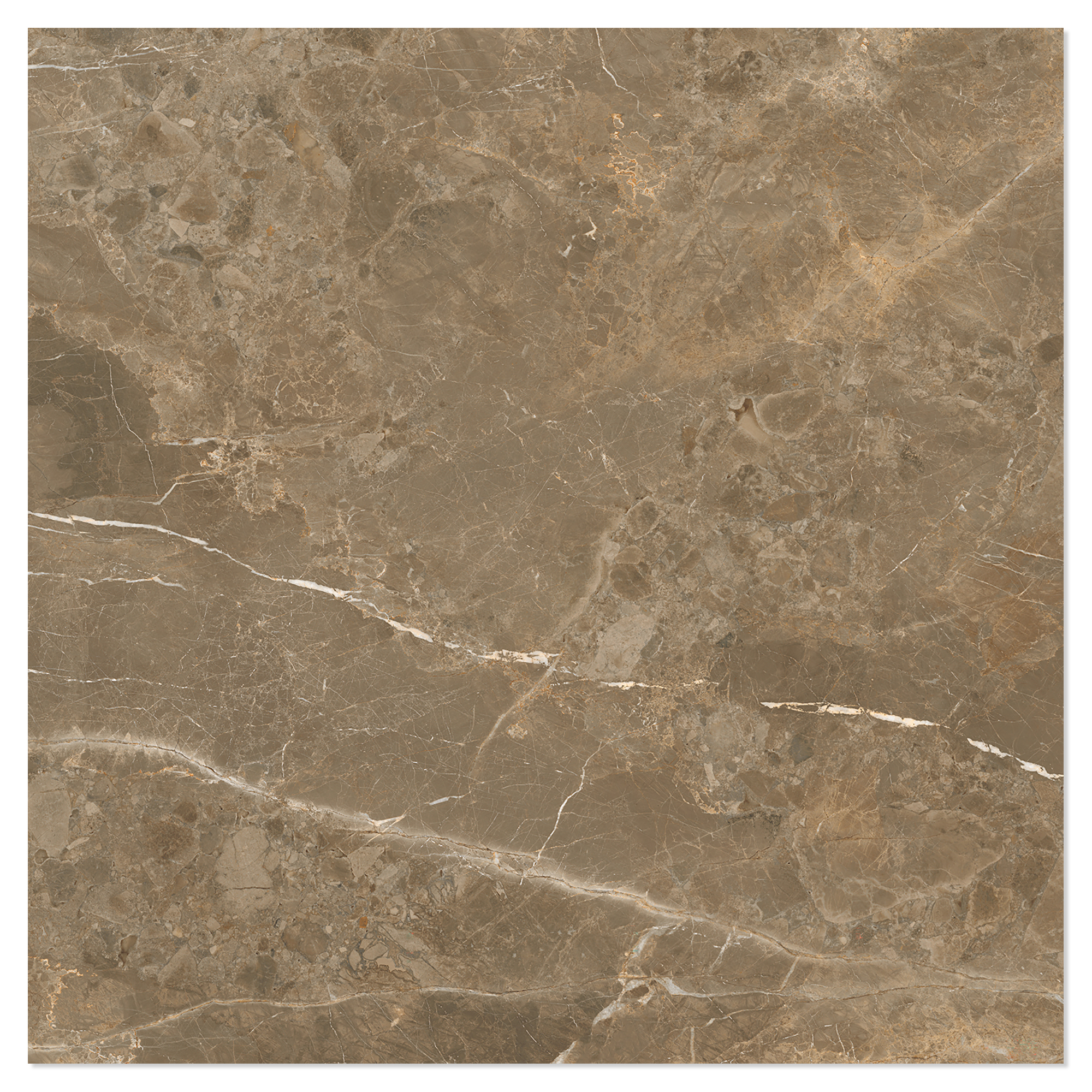 Marmor Klinker Marbelle Brun Mat 60x60 cm | Hill Ceramic®