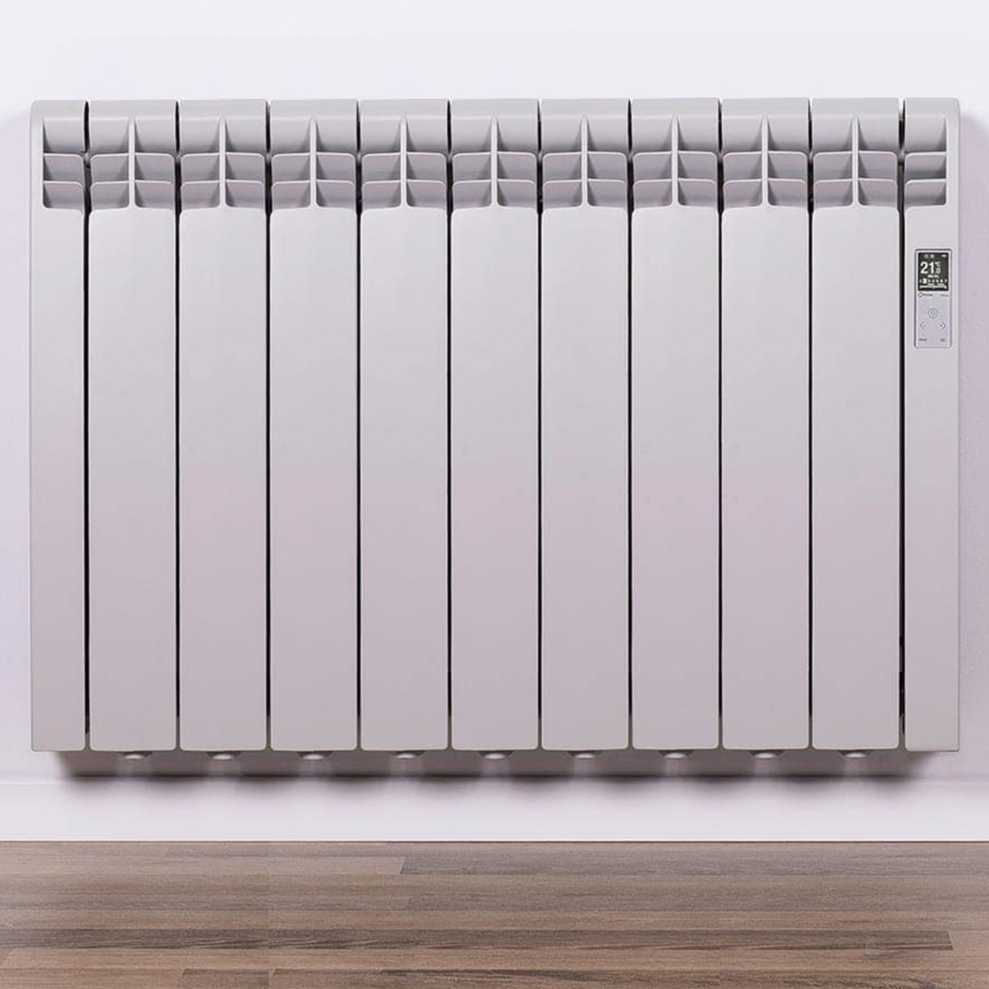 Rointe El Radiator 990 W Wi-Fi D Series Lysegrå | Hill Ceramic®