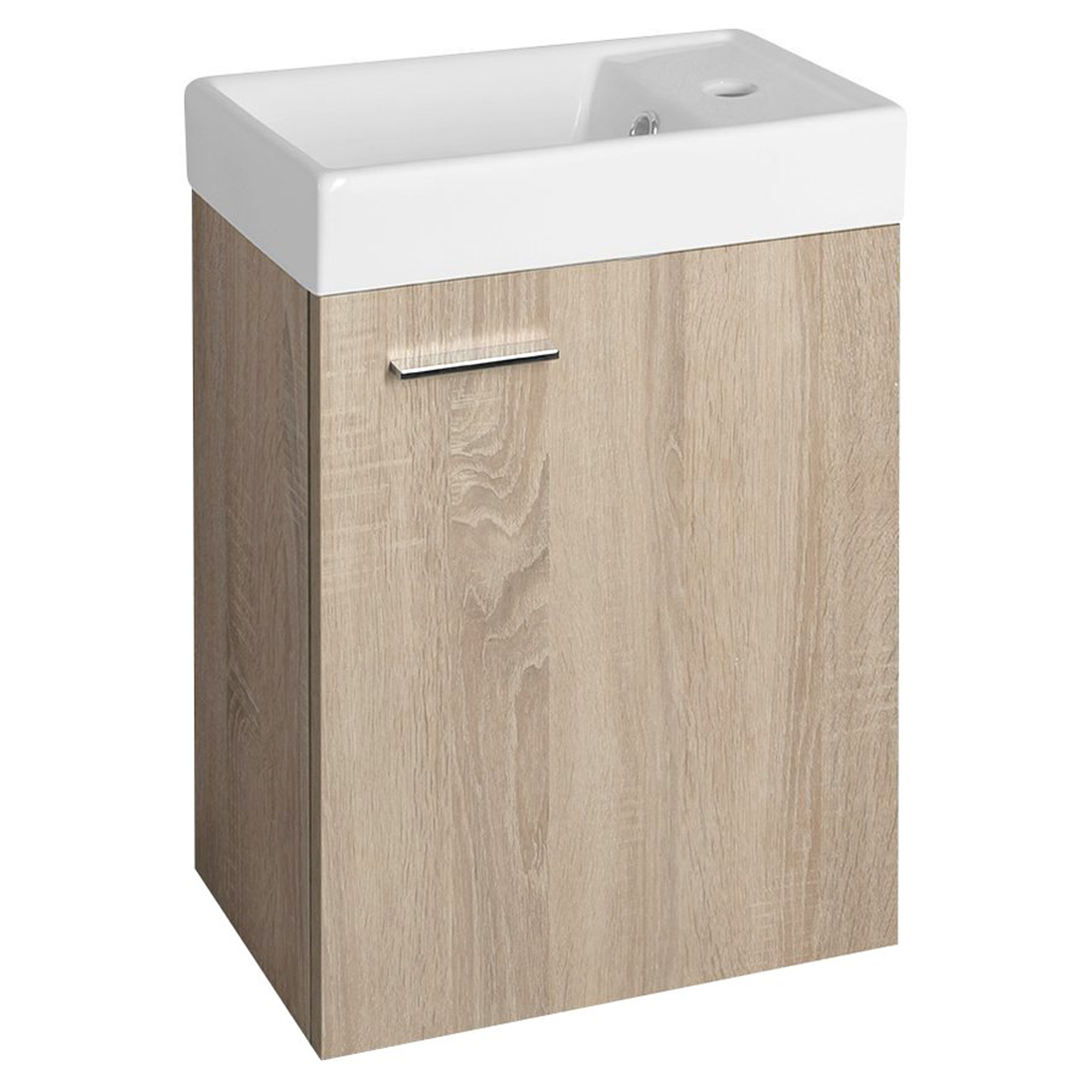 Underskab Rove Eg 40 cm med Vask Hvid Blank | Hill Ceramic®