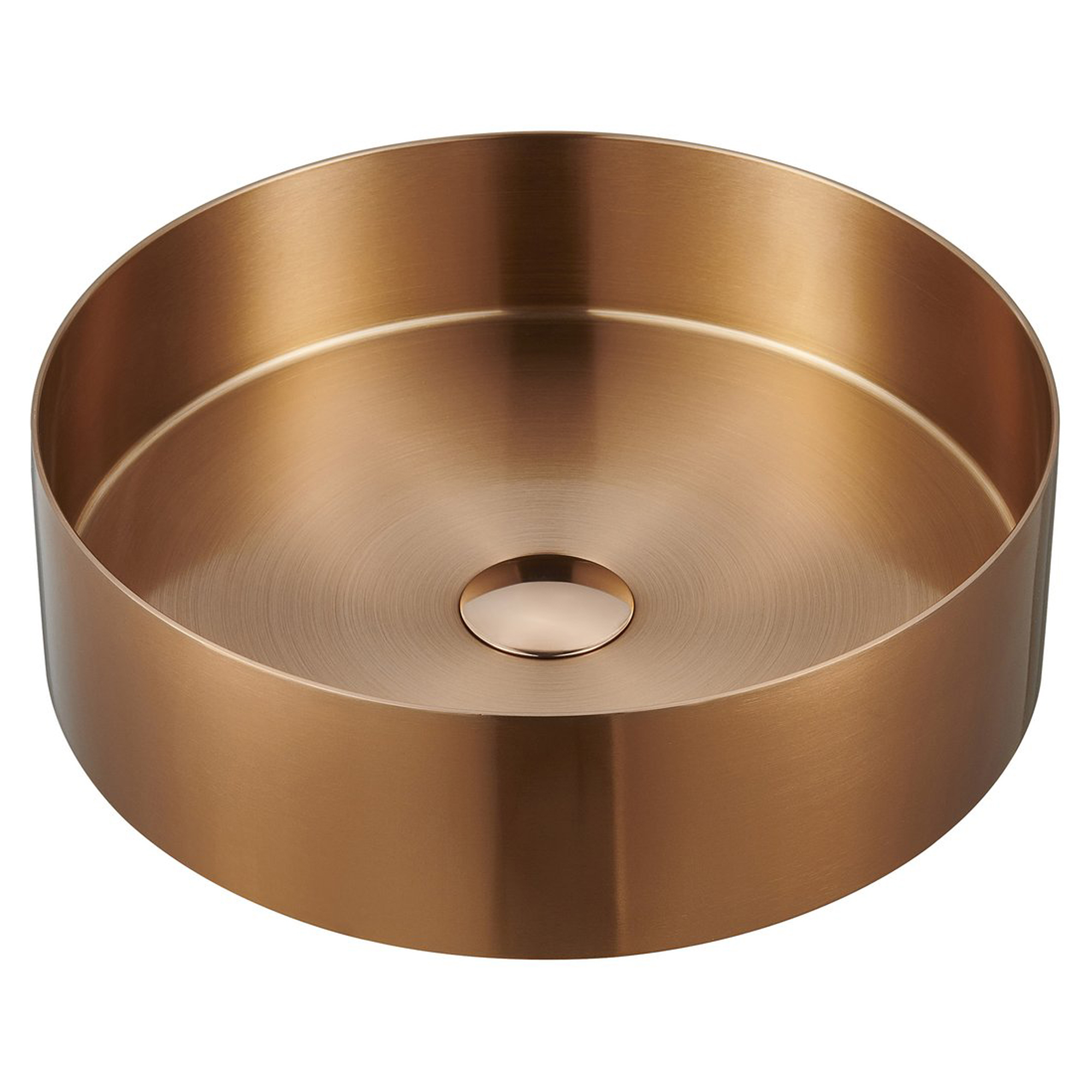 Håndvask Elysian Rund Kobber Mat med Bundventil | Hill Ceramic®