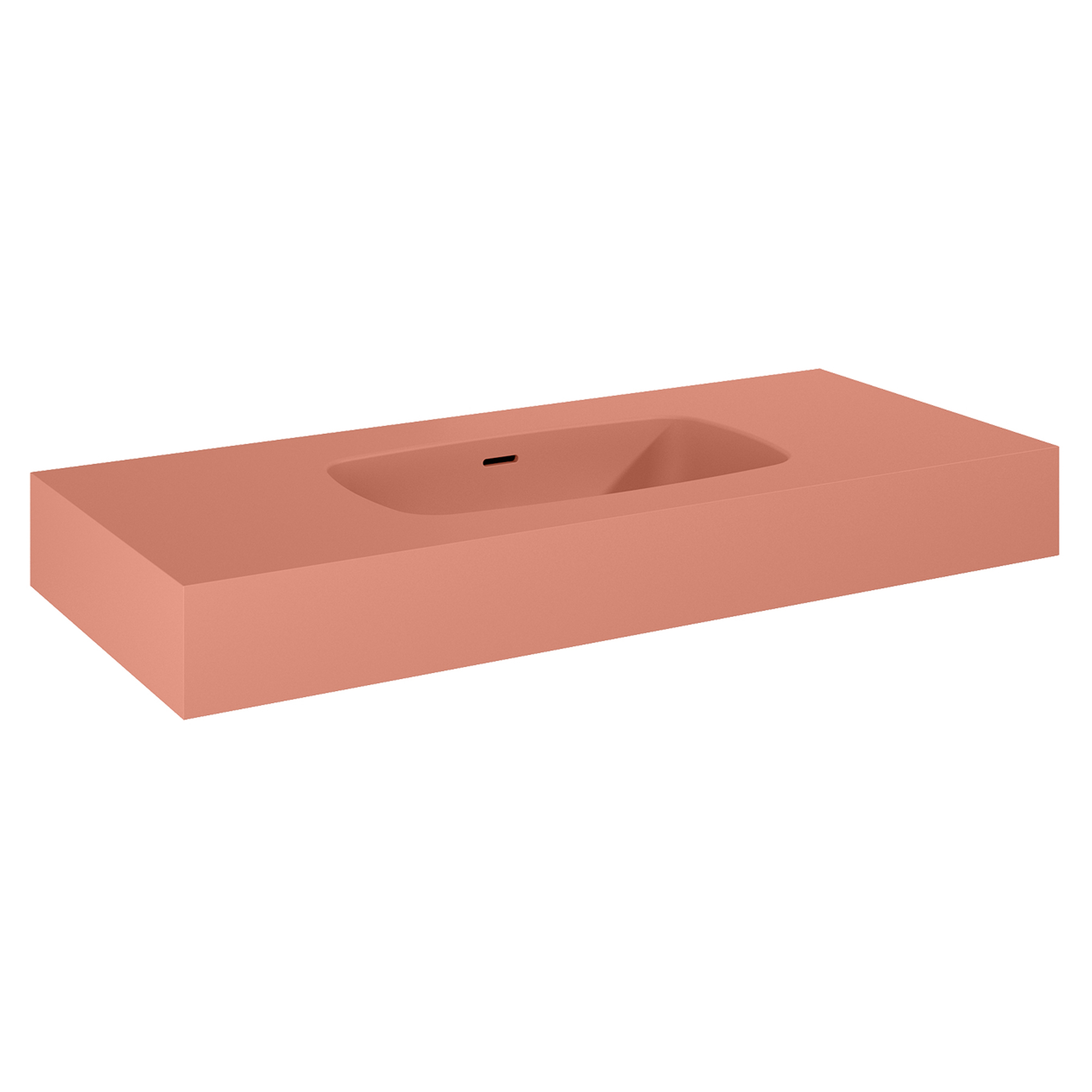 Håndvask Luvo Rosa Mat 100 cm | Hill Ceramic®