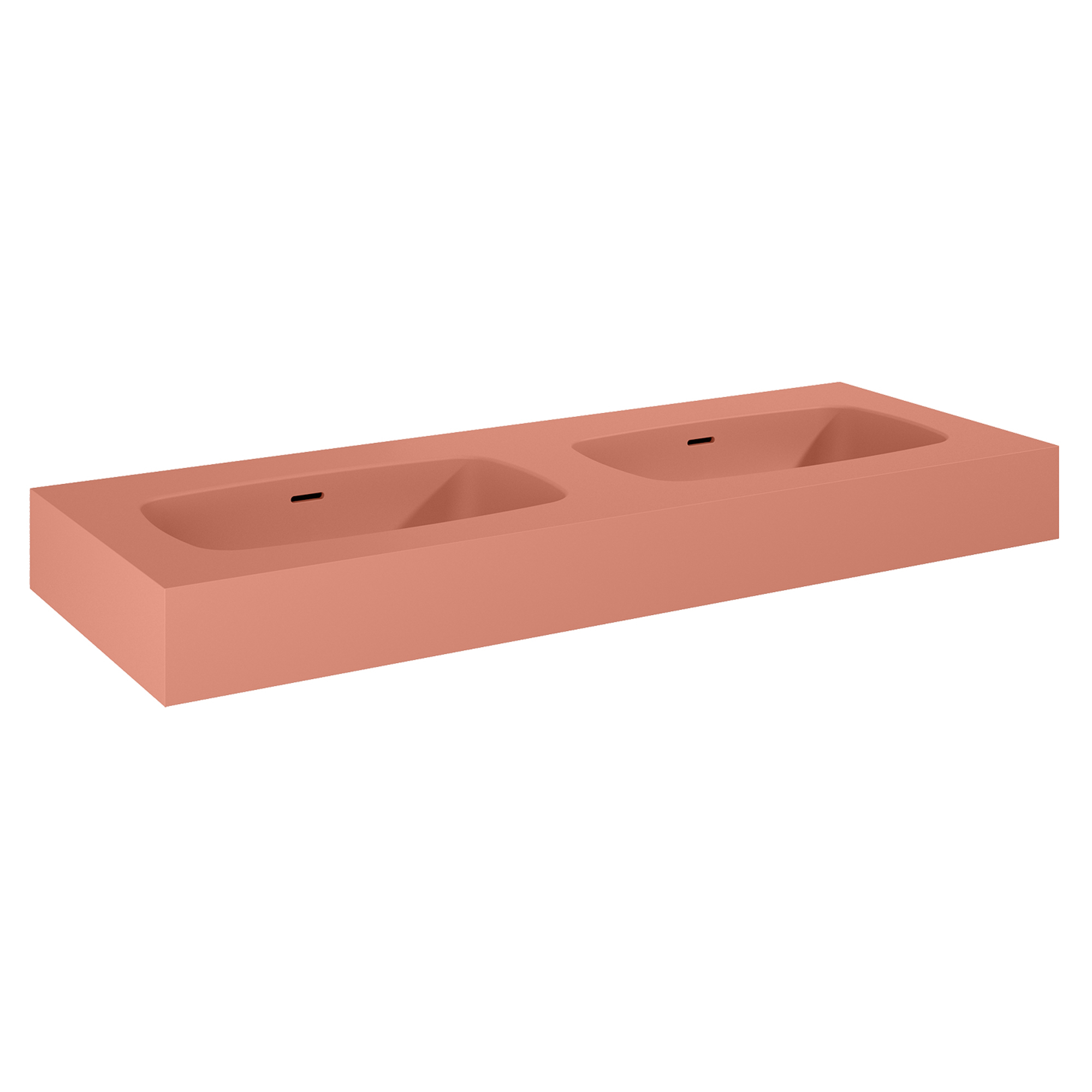 Dobbelt Håndvask Luvo Rosa Mat 120 cm | Hill Ceramic®