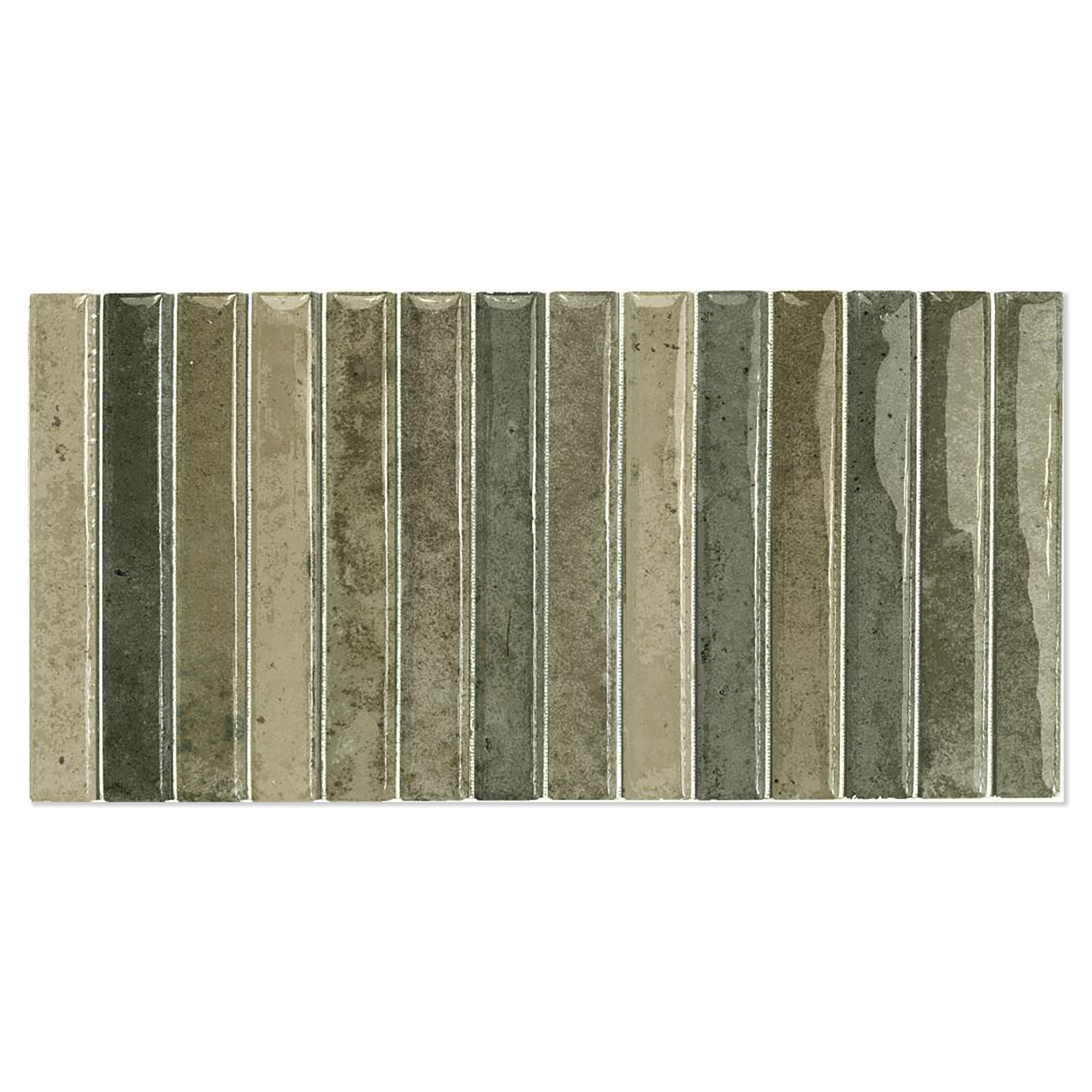 Dune Vægflise Kit-Kat Musgo Blank 11.5x23 cm | Hill Ceramic®