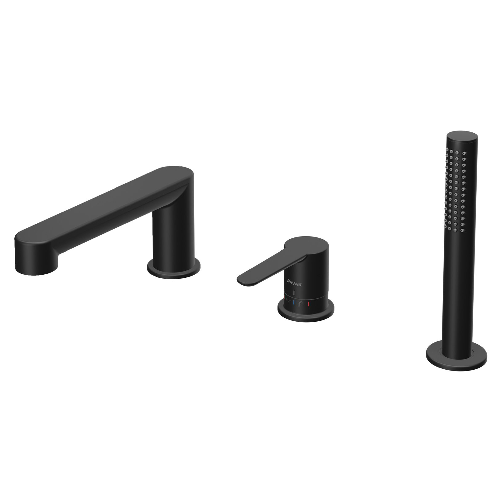 Ravak Karkantarmatur Puri 3-huls Sort Mat | Hill Ceramic®