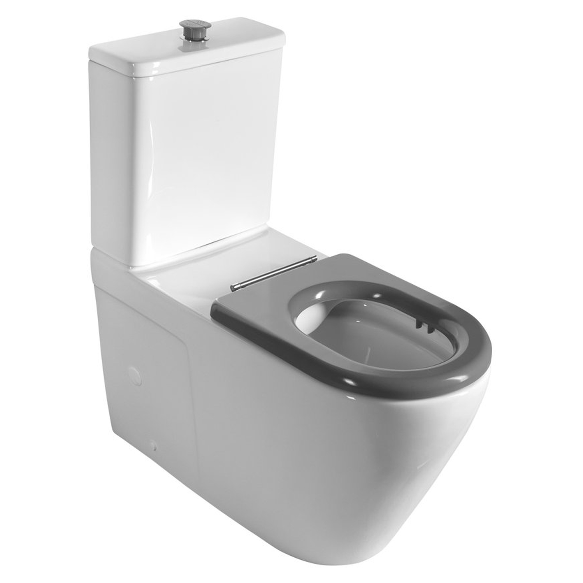 Handicapvenligt Toilet Trygg Hvid Blank | Hill Ceramic®