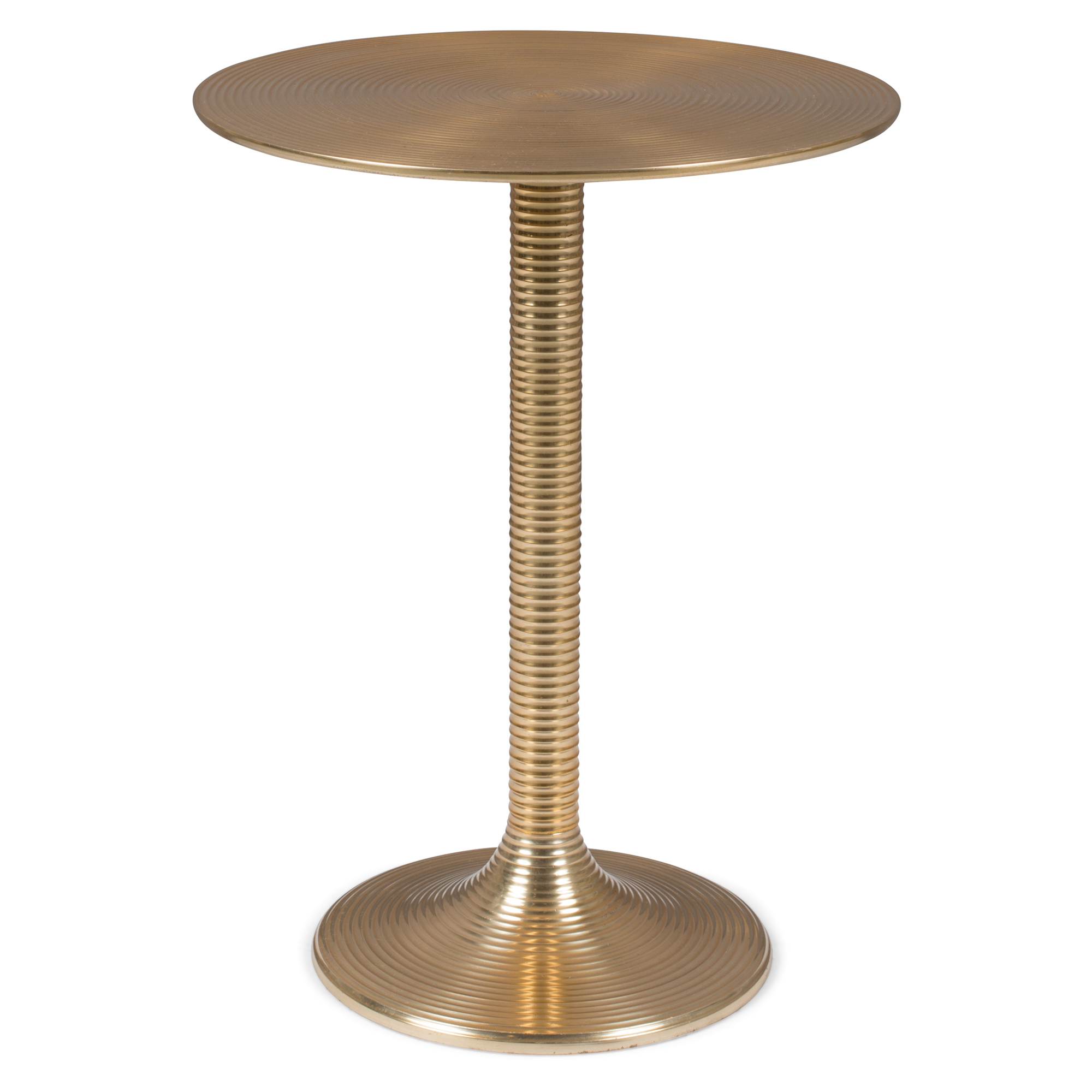 Bold Monkey Sidebord Hypnotising Guld Blank Ø 37 cm | Hill Ceramic®