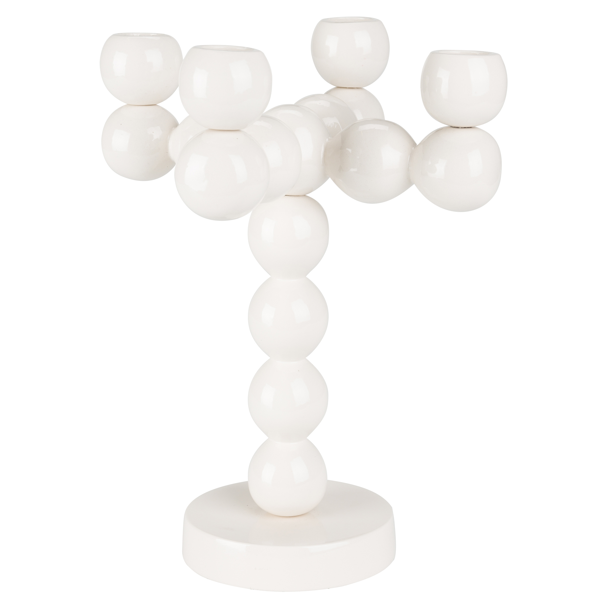Zuiver Lysestager Bubbles Beige | Hill Ceramic®