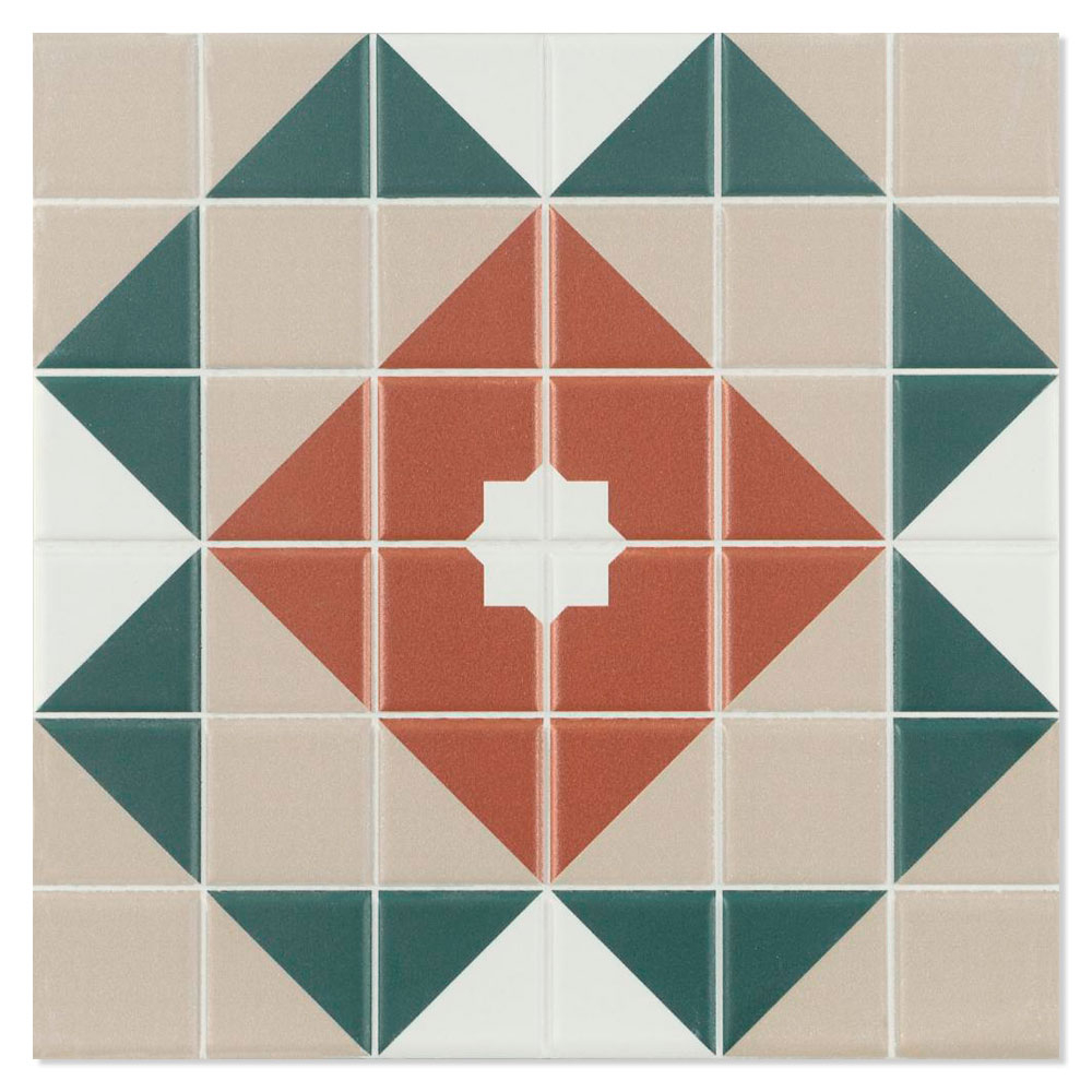 Dune Klinker Mintons Balmoral Mat 20x20 cm | Hill Ceramic®