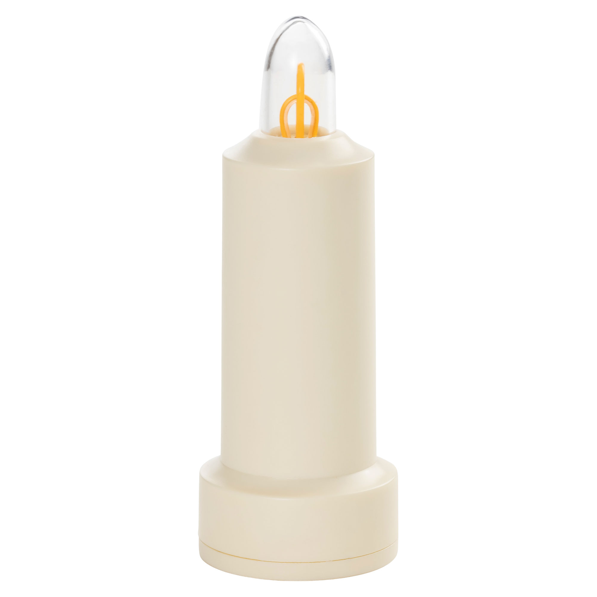 Barebones LED Lys Candle Lysegrå | Hill Ceramic®