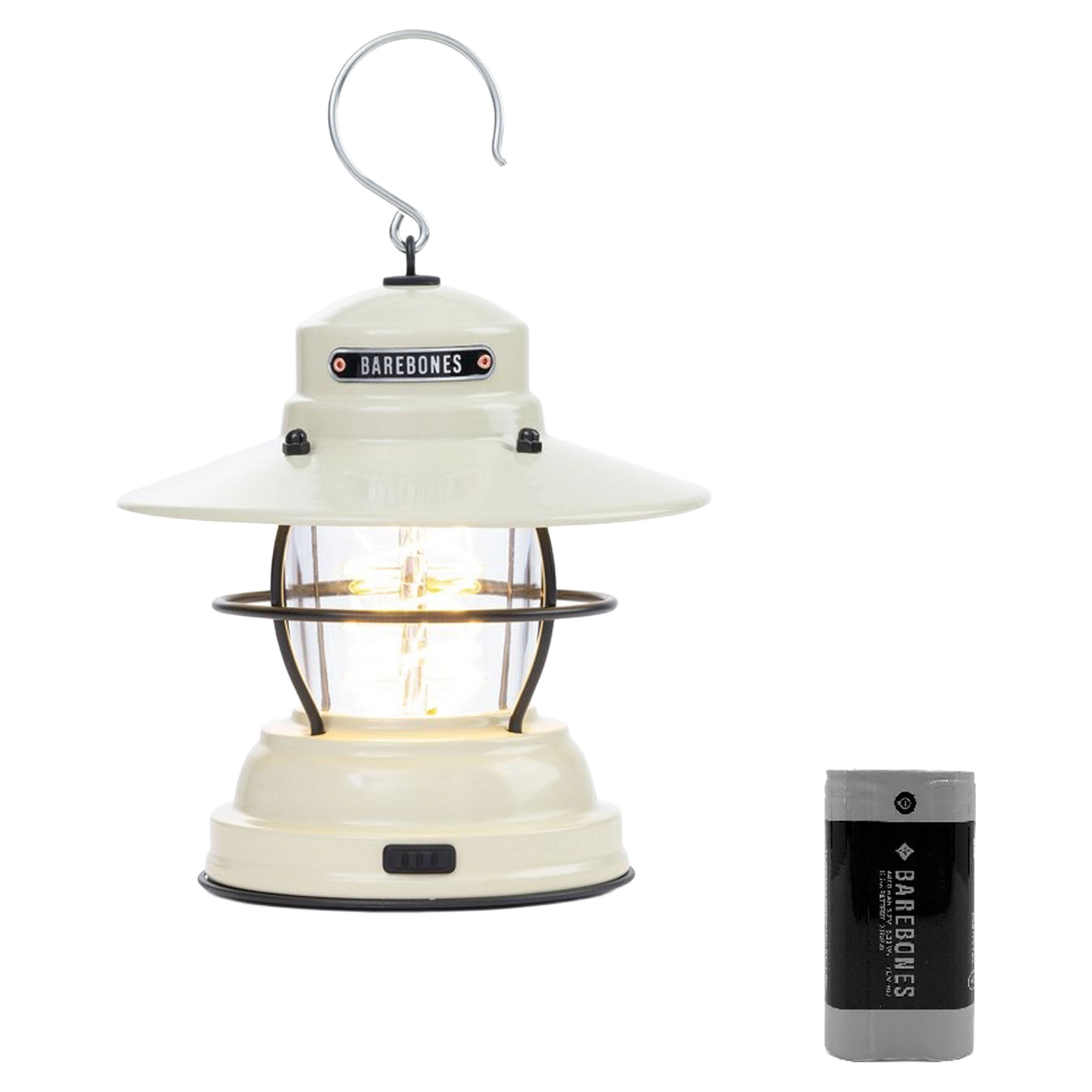 Barebones Lanterne med To Batterier Outpost Hvid | Hill Ceramic®