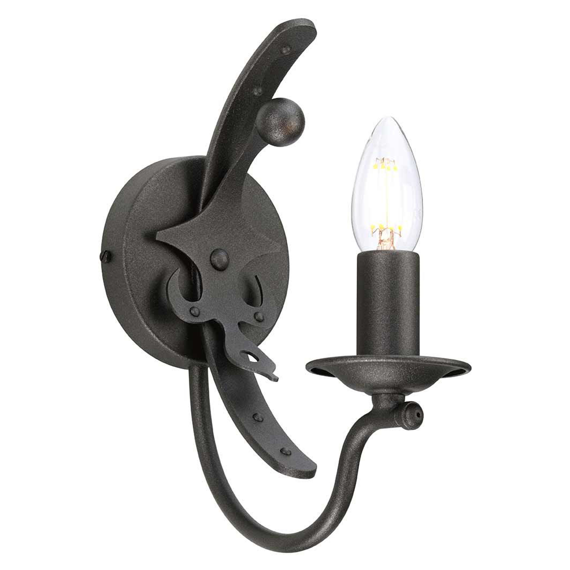 Elstead Væglampe Windsor Grafit | Hill Ceramic®