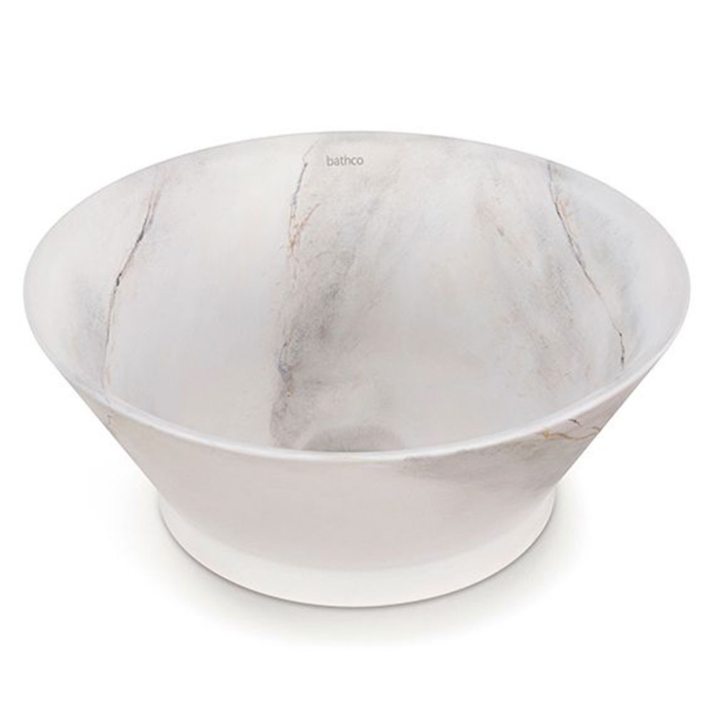 Bathco Håndvask Etna Calacatta Atelier 39.5 cm | Hill Ceramic®