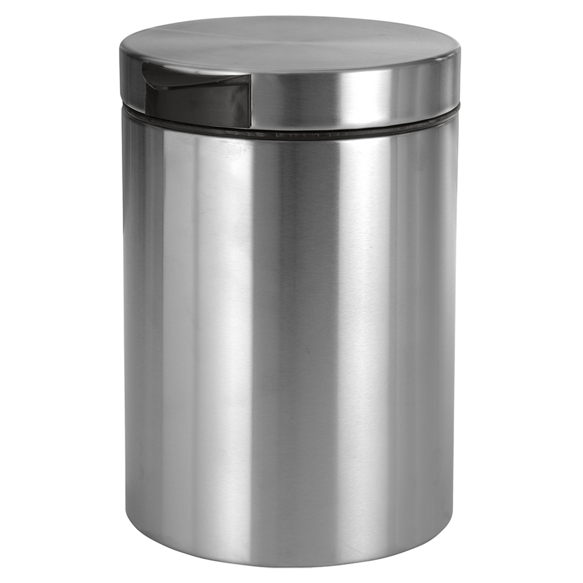 Vægmonteret Papirkurv 3 L Krom Mat | Hill Ceramic®