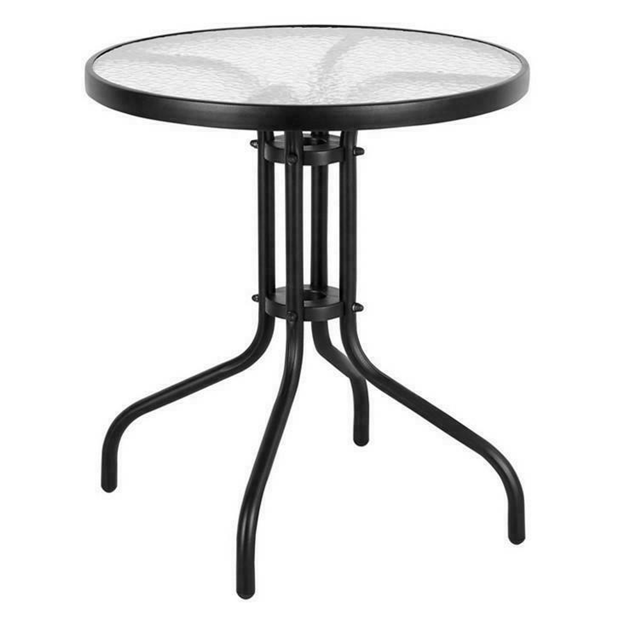 Havebord Almaro Sort Ø 60 cm | Hill Ceramic®